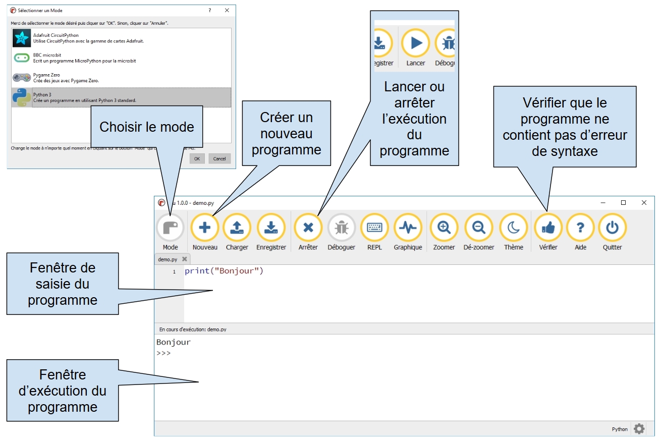 Etape 1 - Logiciel MU pour programmer l'IA