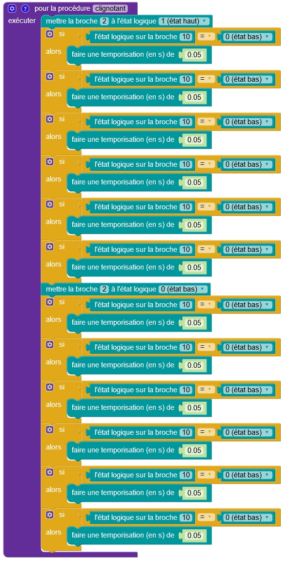 T8 Mise au point du programme final de la carte Arduino UNO