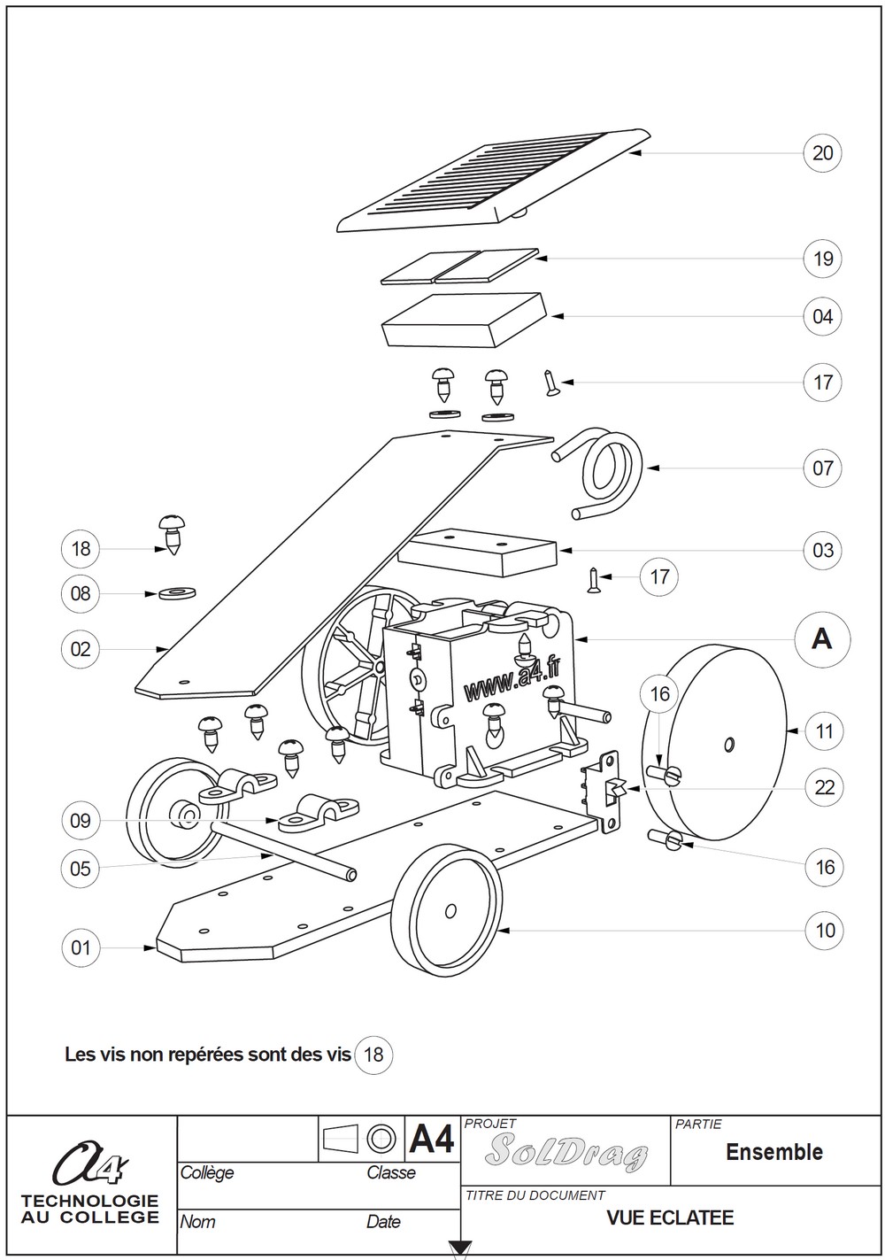 "Expérimenter" pour contrôler les dimensions du dragster solaire